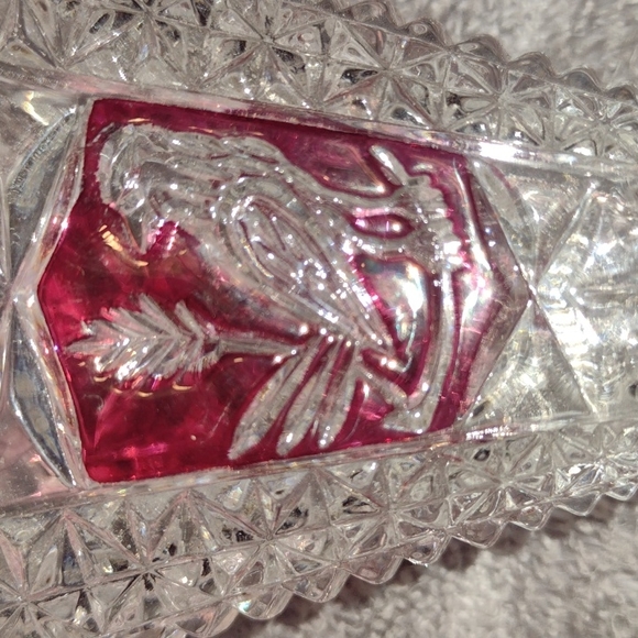 Hofbauer | Accents | Vintage Hofbauer Red Bird Crystal Vase Germany ...